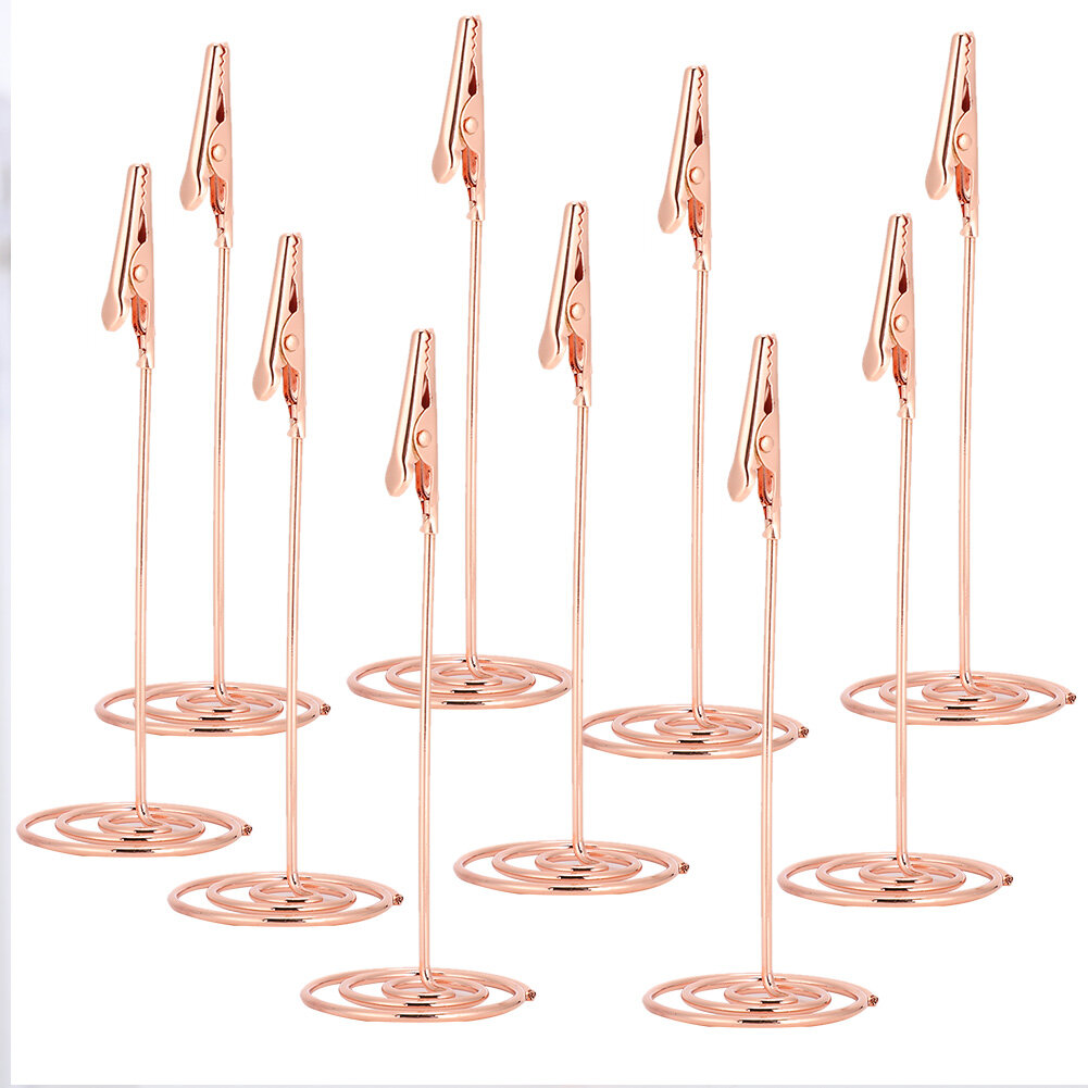 10 шт. держатель для карточек держатель для заметок зажим для настольного имени держатель для карточек зажим для фото