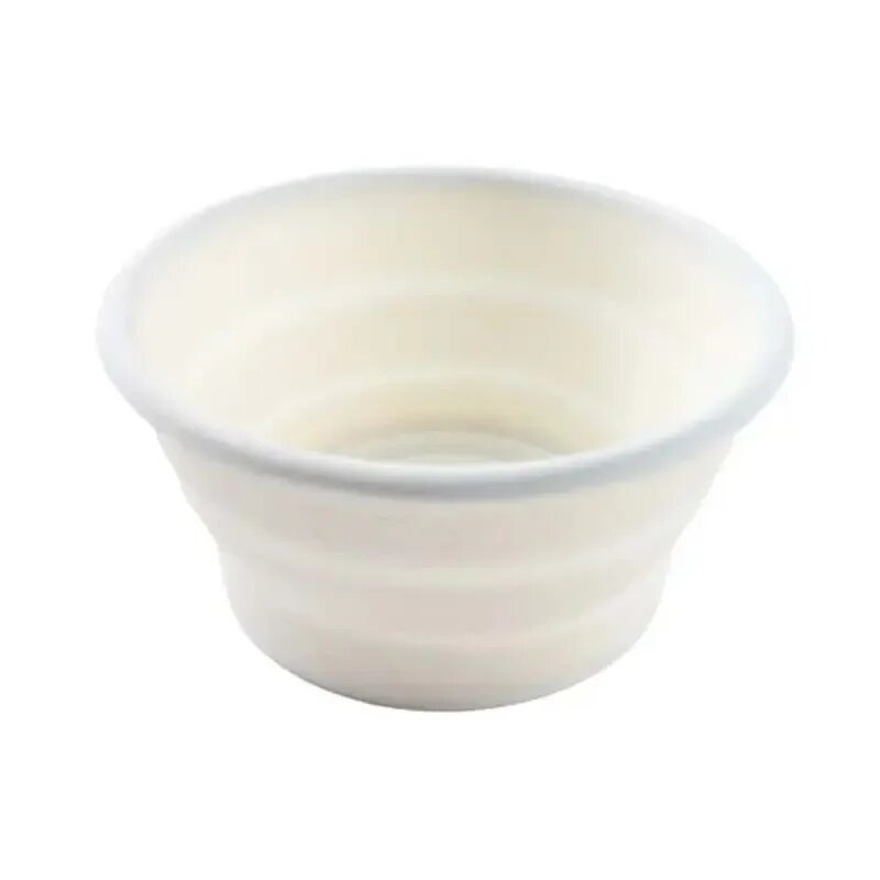 Складная силиконовая чаша для бритья Yaqi синего цвета для путешествий