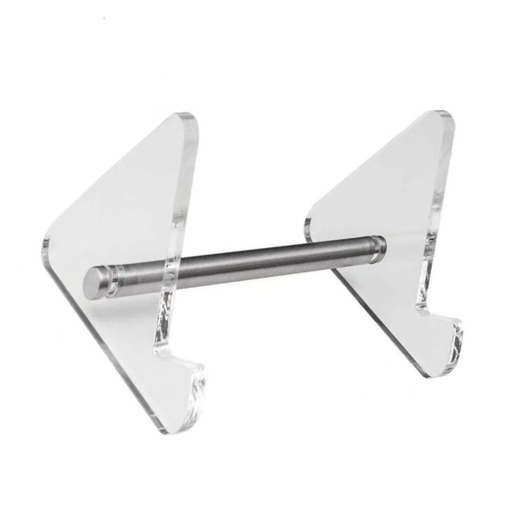 Прозрачная подставка для аксессуаров с регулируемой высотой, однослойный