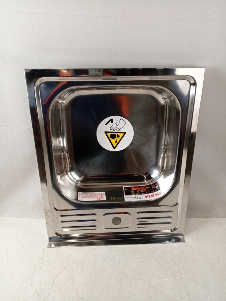 Мойка накладная FABIA 62272 Мойка 60х50 наклад 0.6 мм + большой сифон с переливом (1460380)