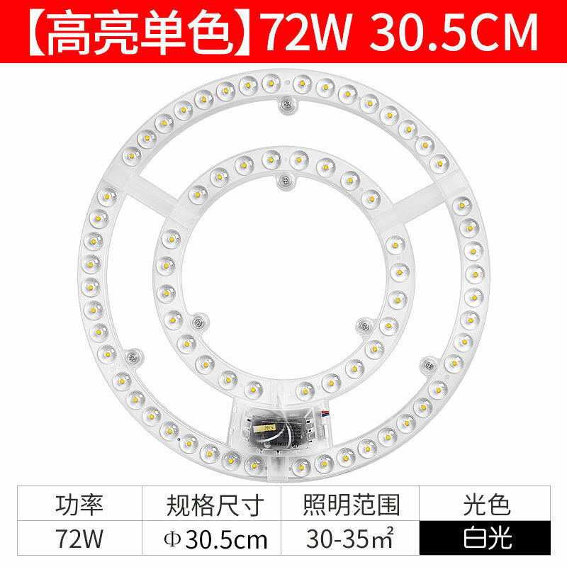 Горячая распродажаСветодиодная лампочка, потолочная лампочка, круглая, супер яркая, замена источника света, лампочка для спальни, световая панель, кольцевой модуль