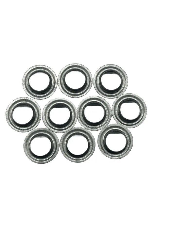 Люверсы круглые металлические оцинкованные, диаметр 25мм, 25шт.