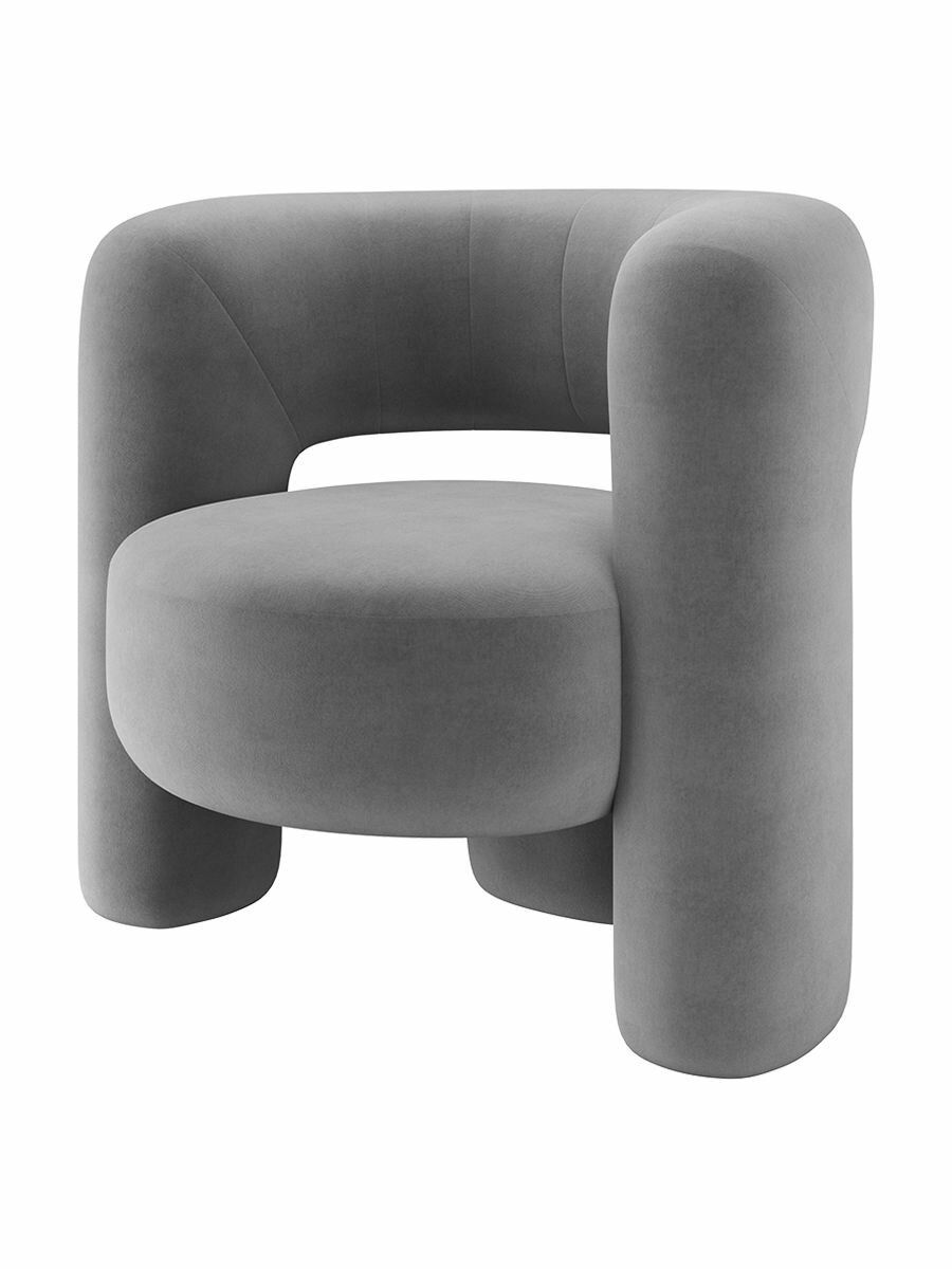 Кресло ZAMPA, 820х740х780, серый, Zenit 27