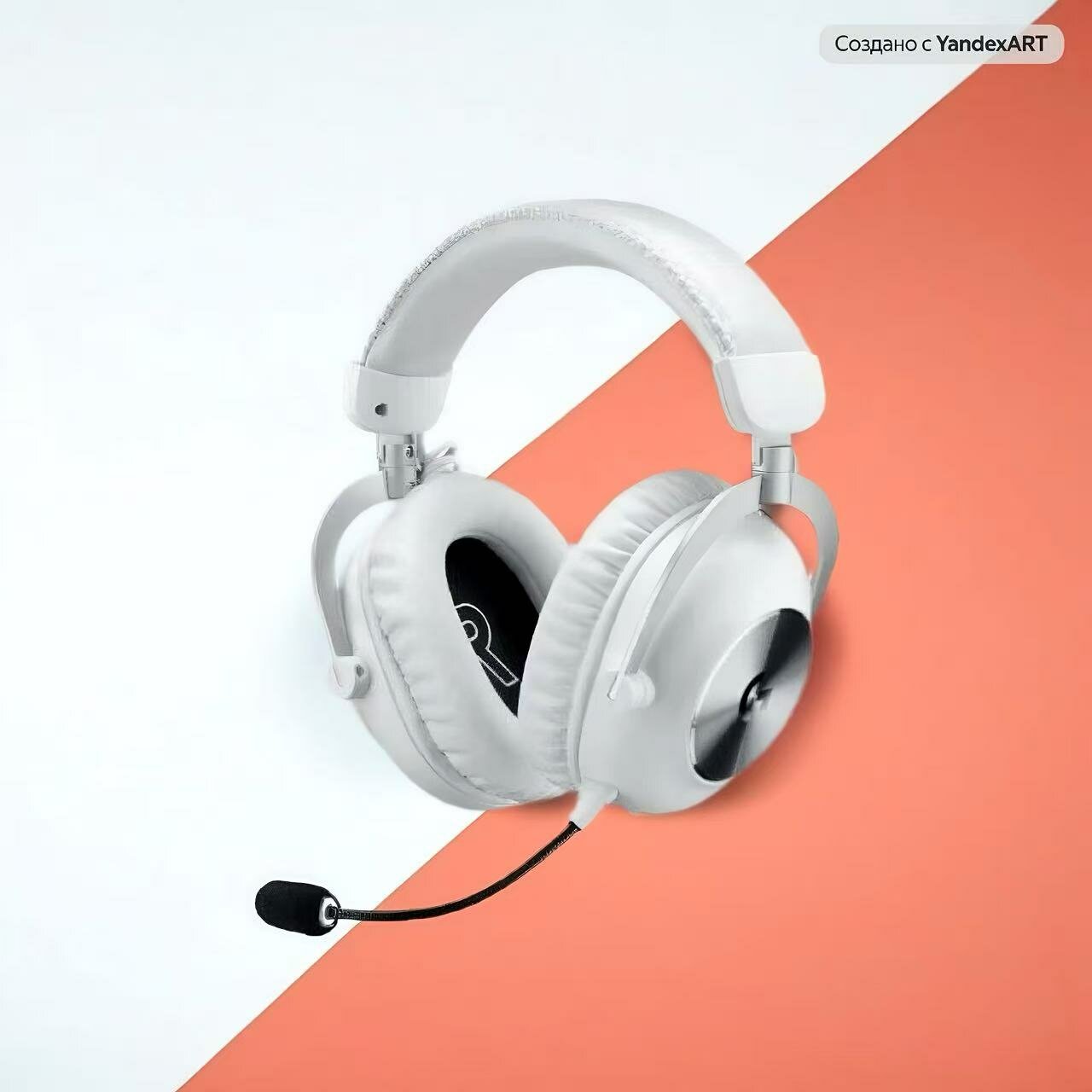 Беспроводные игровые наушники Logitech G Pro X2 Lightspeed, закрытые, полноразмерные, с микрофоном, белые.