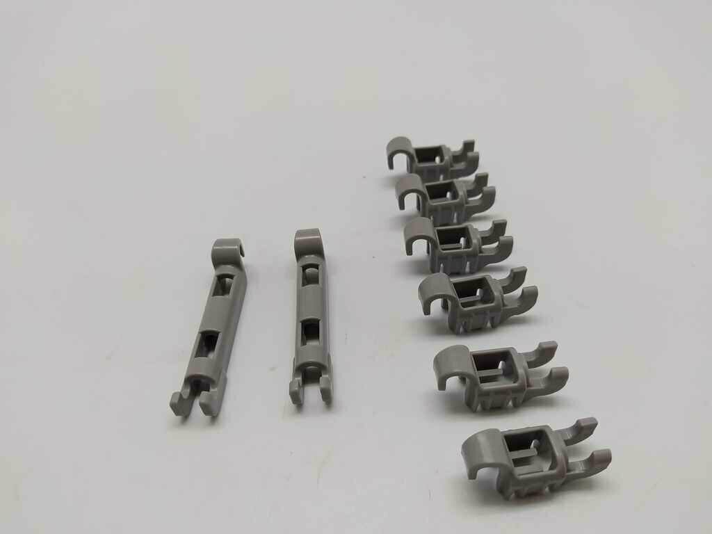 Набор креплений складных элементов нижней корзины для ПММ Bosch, Siemens 00611472, DWB917BO