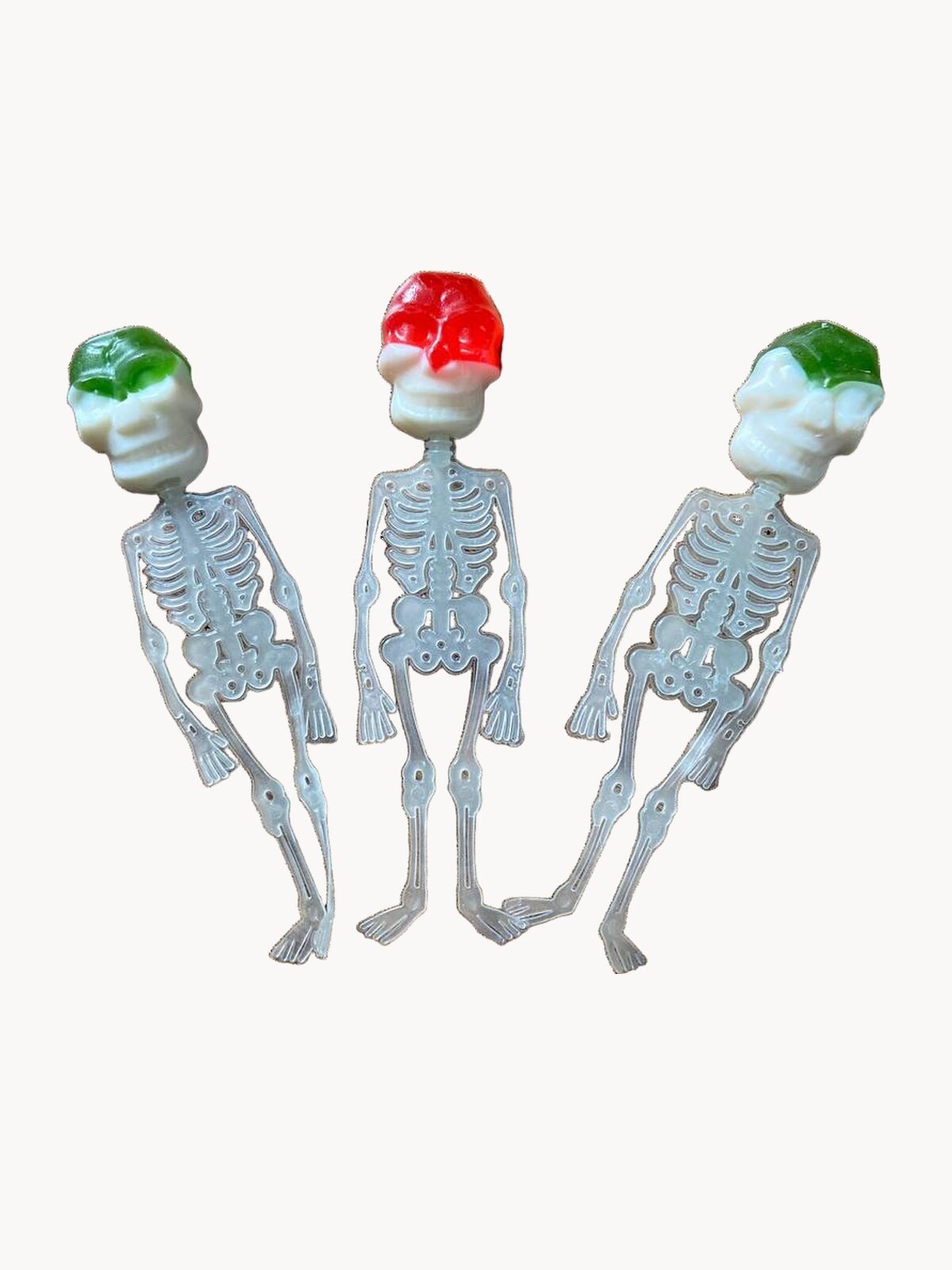 Карамель в виде скелета/ Сладости для детей/ Детские конфеты ассорти, блок 30 шт./ 1 шт. 11 грамм