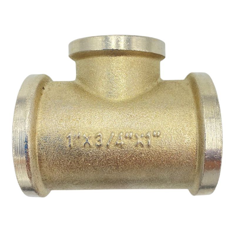 Тройник никелированный 1"х3/4"х1" внутренняя резьба PROFactor (troyniknikel134vnPF)