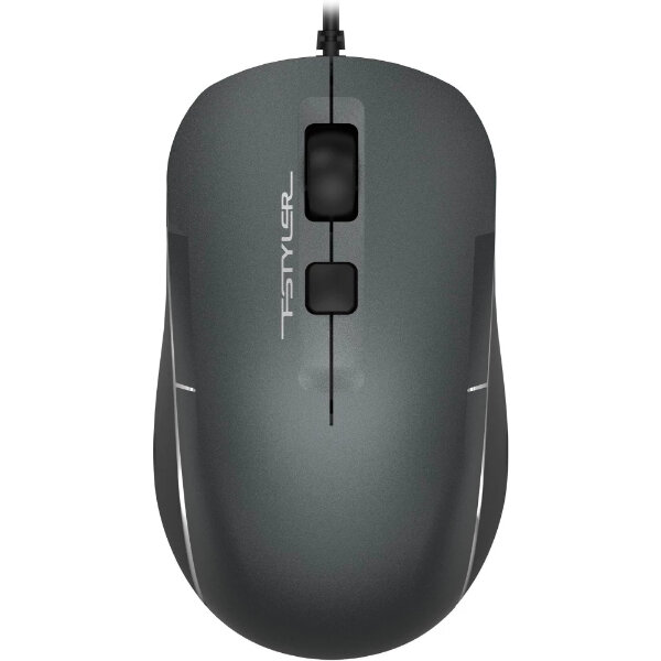 Мышь проводная A4Tech Fstyler FM26 серый/черный, 1600 dpi, USB, кнопки - 4