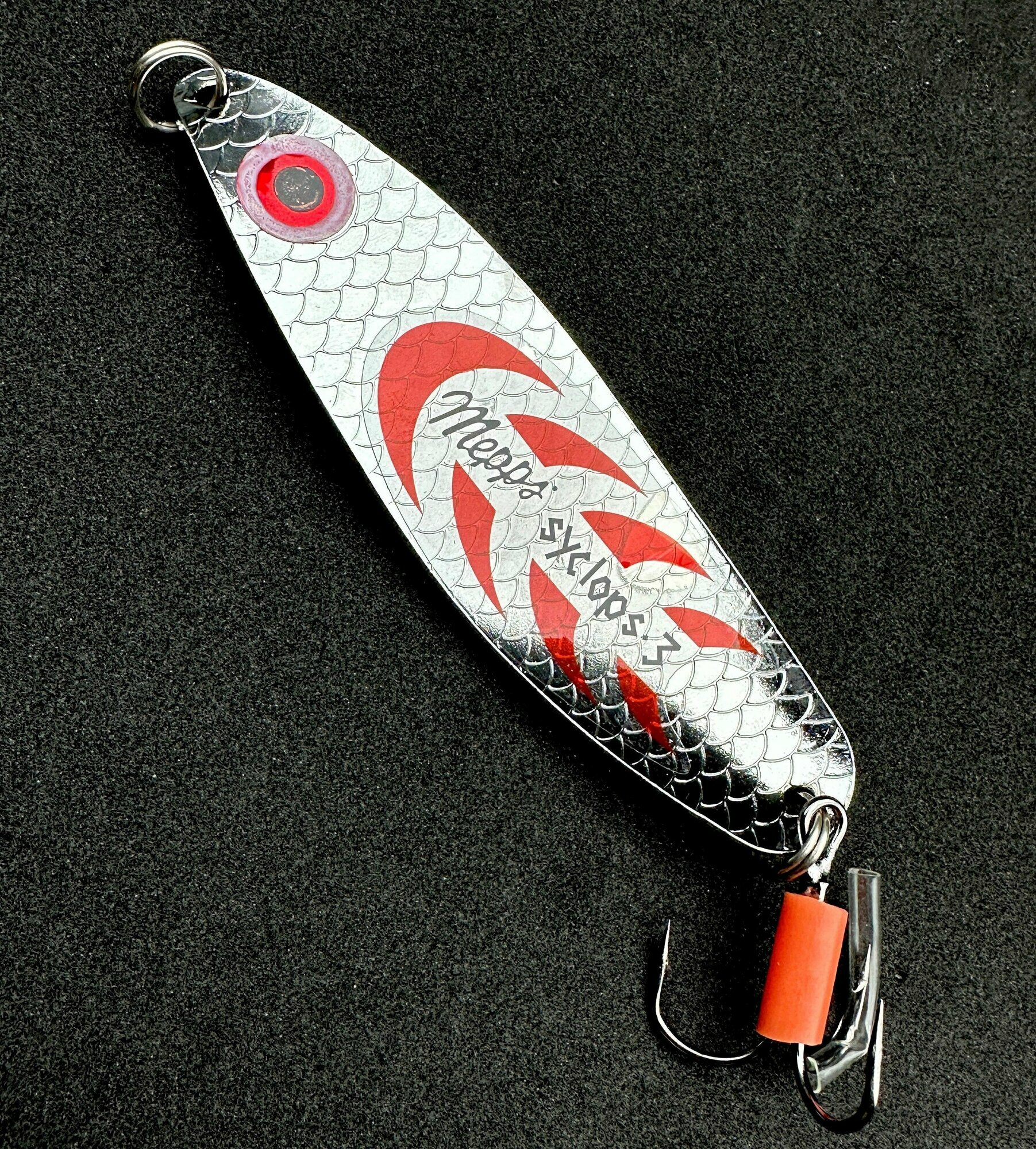 Набор из 5 блесен Mepps Syclops №3 26 грамм колебалок для рыбалки на хищника: окунь, щука, судак, берш, сом, сазан