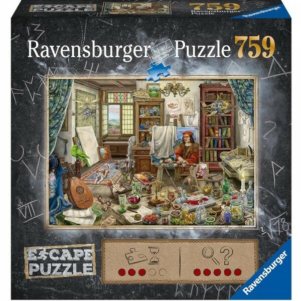 Пазл-квест Ravensburger 759 Художественная студия, арт.16843
