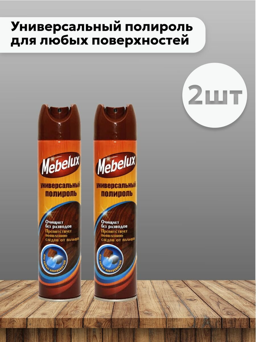 Набор 2 шт Универсальный полироль для любых поверхностей