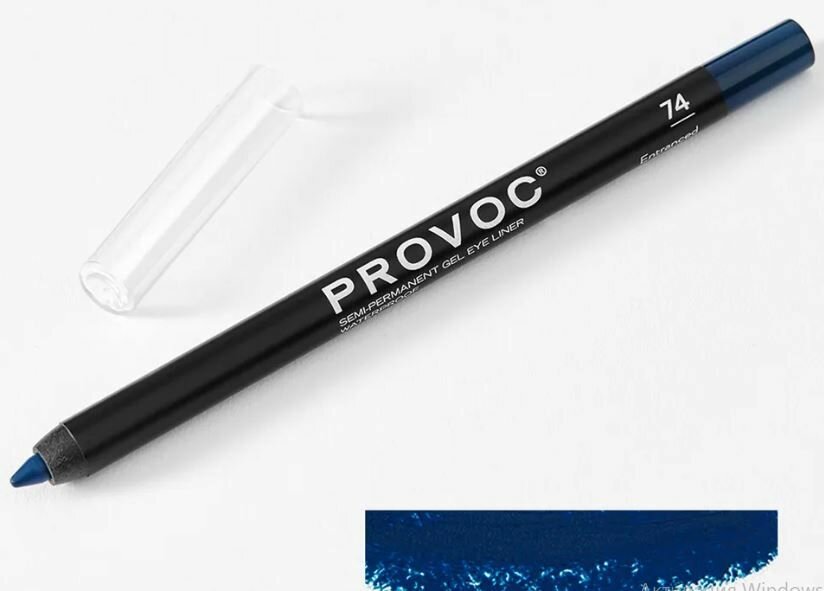 PROVOC, Гелевая подводка в карандаше для глаз Eye Liner 74 Entranced