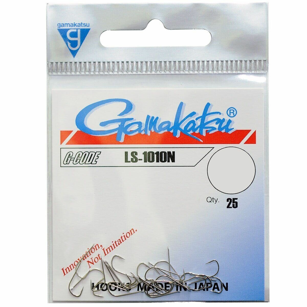 Крючок одинарный Gamakatsu LS-1010N Niсkel N10