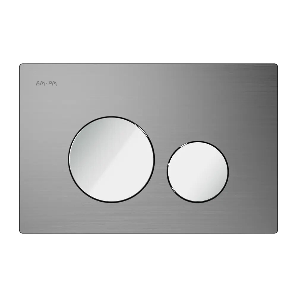 Клавиша смыва AM.PM Tech L I049052LM, пневматическая, пластик, цвет никель хром