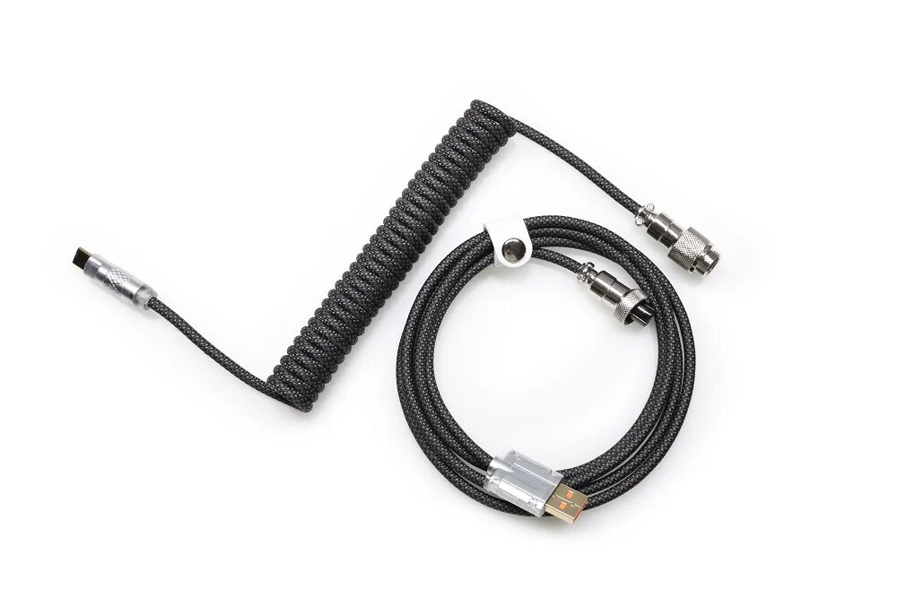 Кабель USB A к Type C LOOP GBlack Cable