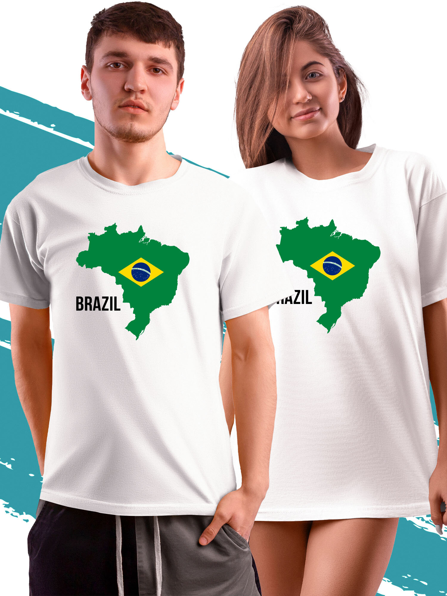 Футболка флаг Бразилии-Brazil