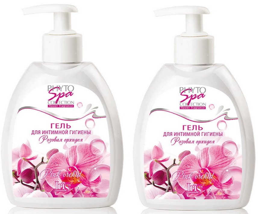 Гель для интимной гигиены Iris Phyto Spa Collection Розовая орхидея, 300 мл, 2 шт.