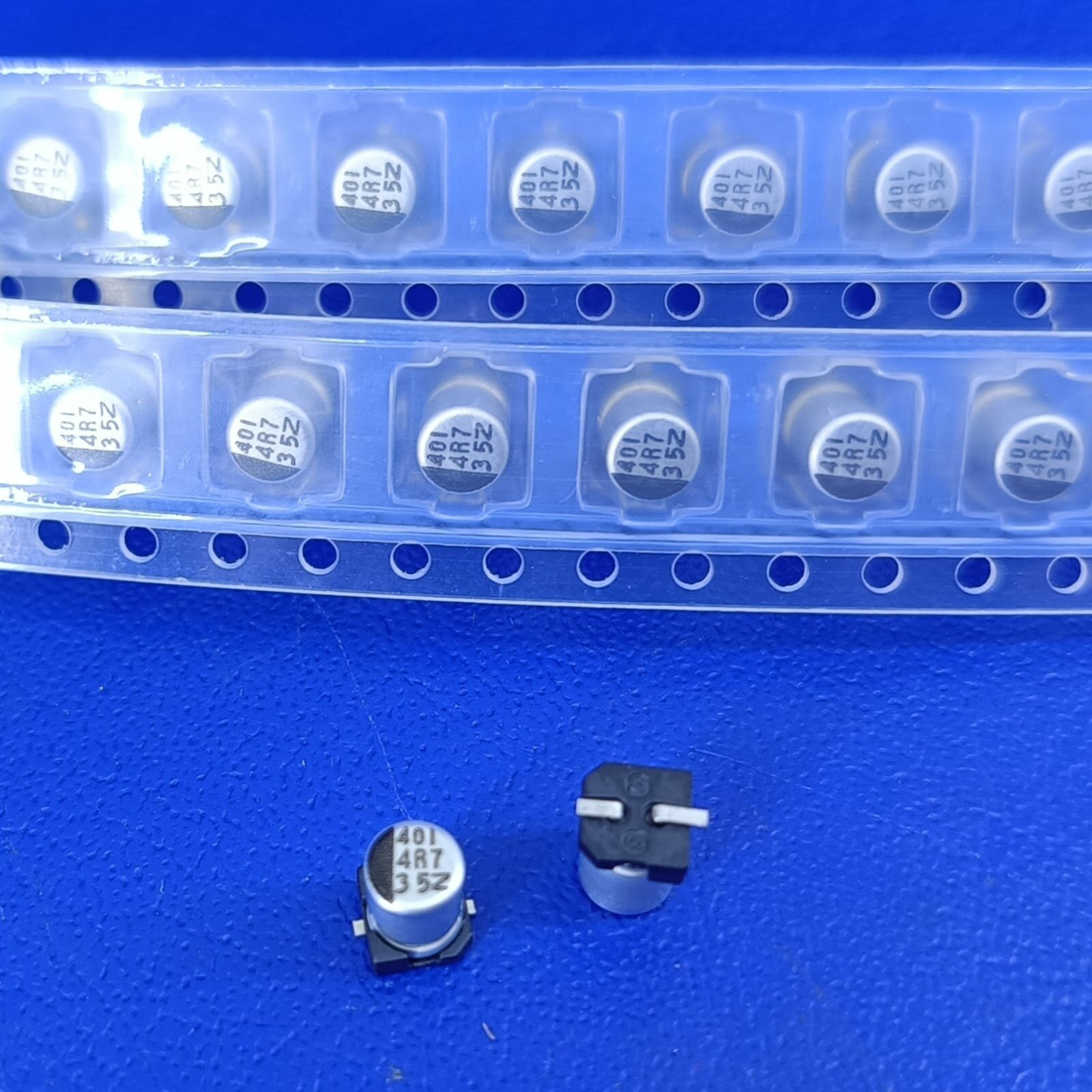 20 штук SMD конденсатор 4,7 мкФ 35V d4h6,3