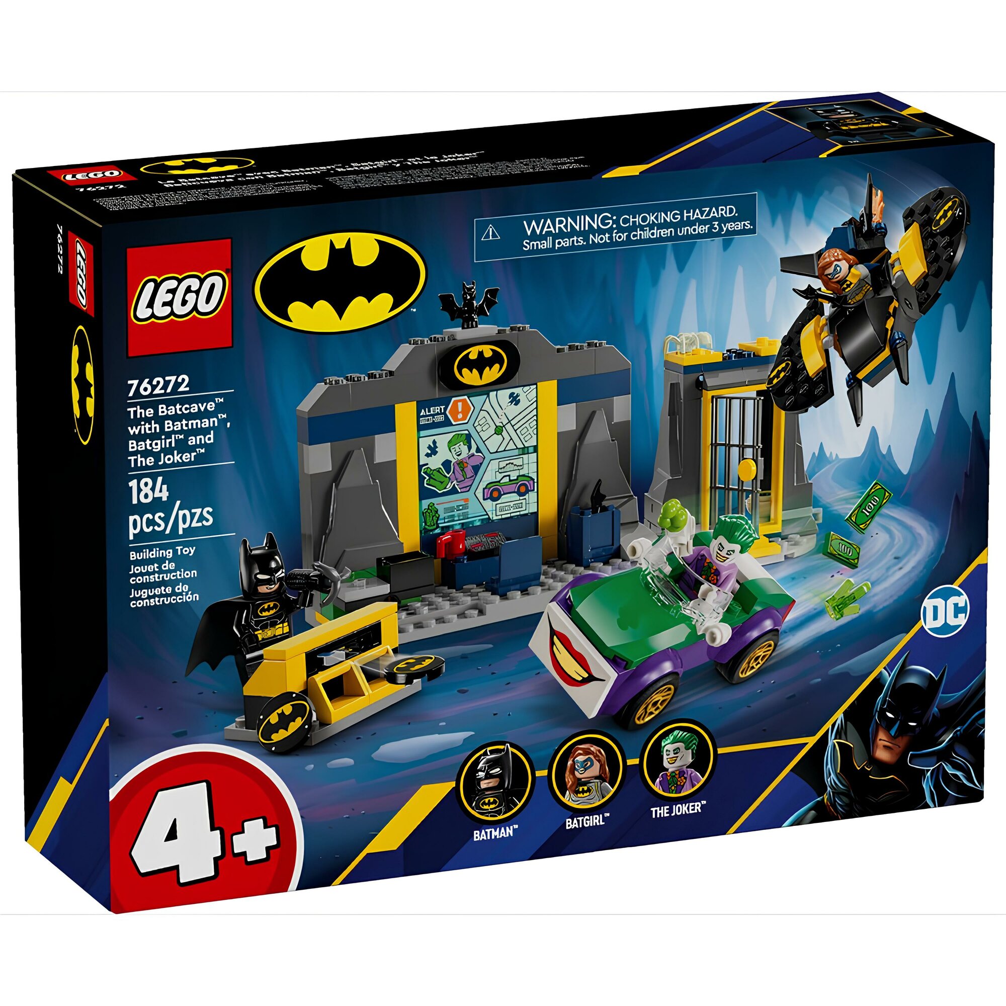 Конструктор LEGO DC Comics Super Heroes 76272 Пещера летучих мышей с Бэтменом, Бэтгерл и Джокером