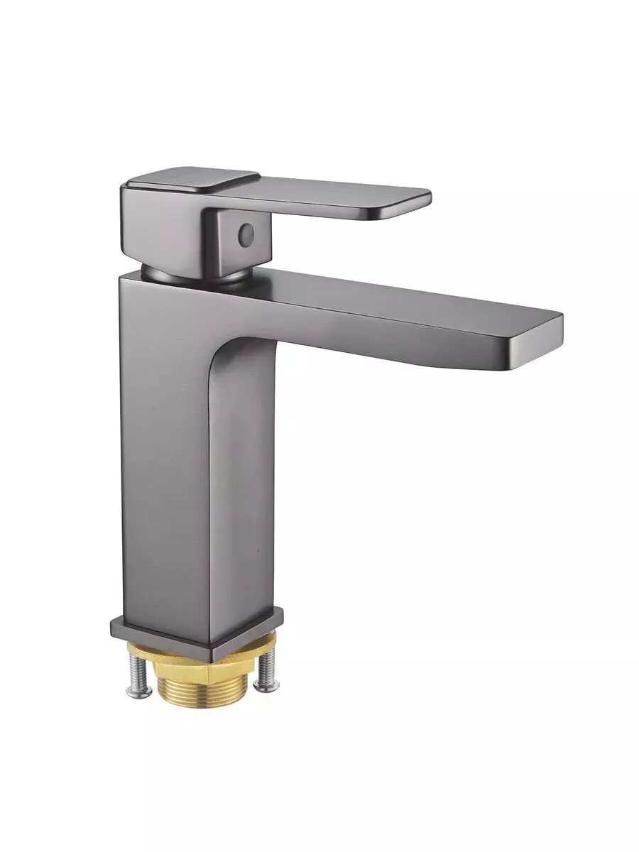 Смеситель для раковины S9701T оружейная сталь