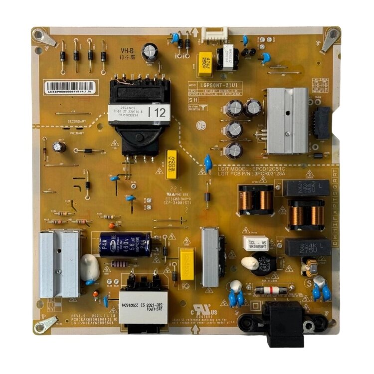 Блок питания EAX69502004(1.0) EAY65895564 для LG 50NANO0769QA, 50NANO766QA, 50NAN080T6A