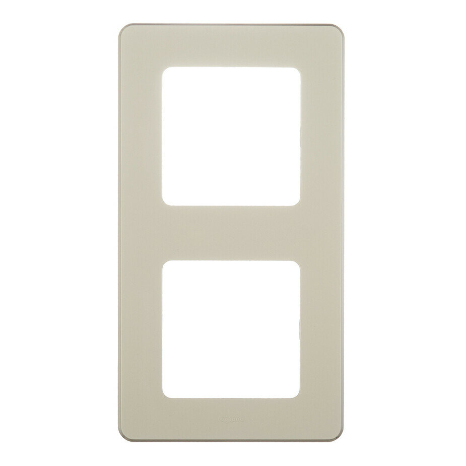 Рамка Legrand Inspiria 2 поста слоновая кость (бежевый) 673941