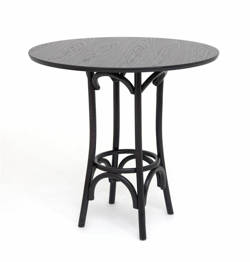 Стол Зальцбург-0080 Red Black венге, дерево, круглая столешница, ножки