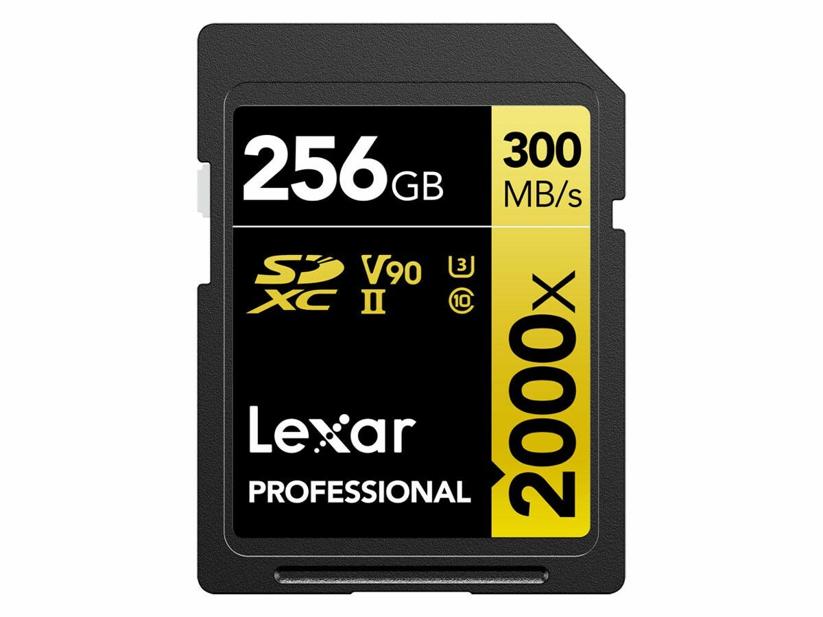 Карта памяти Lexar Professional SDXC 256GB 2000x 300MB/s V90 UHS-II