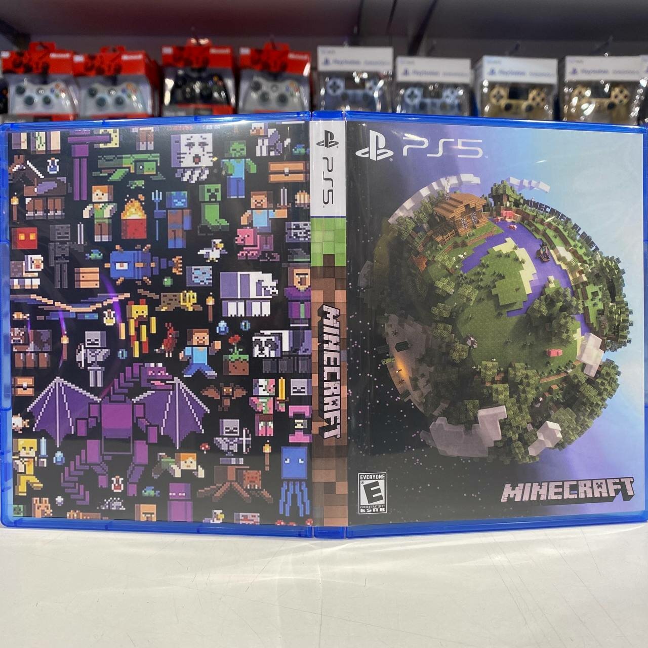 Эксклюзивная обложка PS5 для Minecraft №6