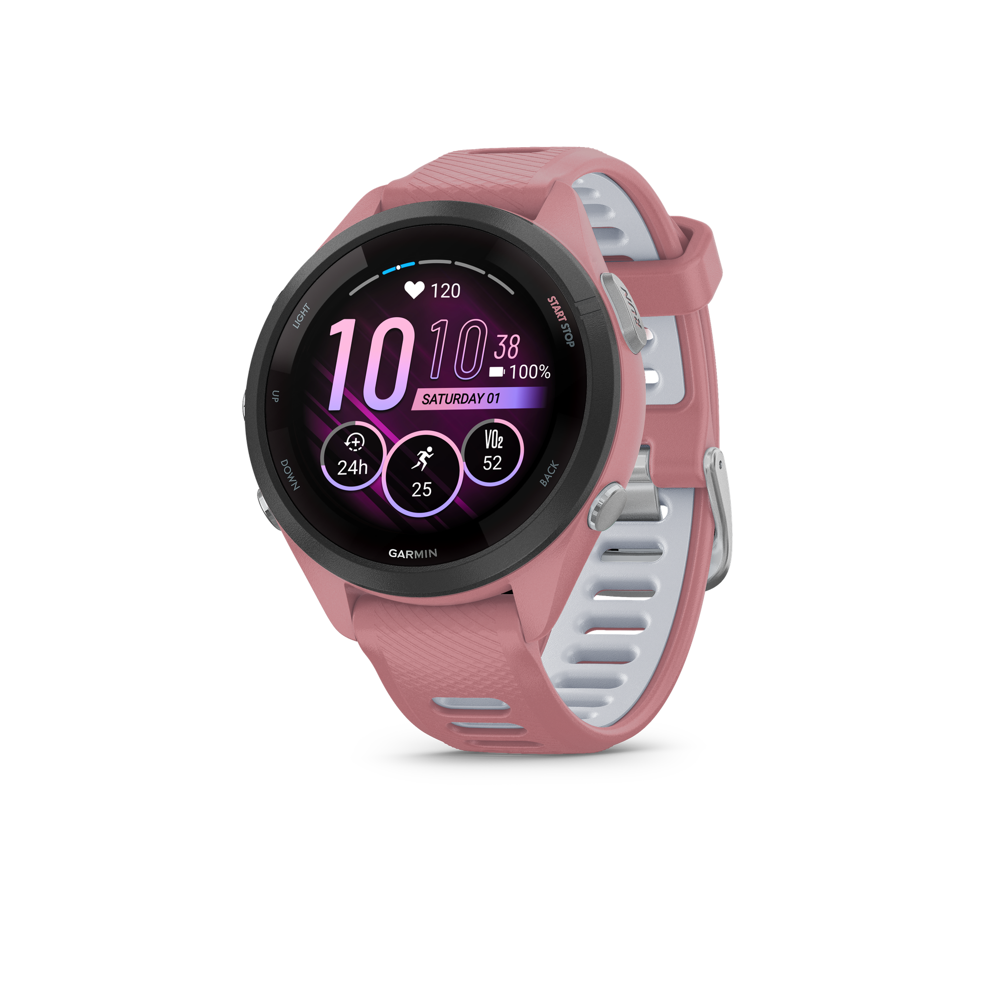 Смарт-часы Garmin Forerunner 265S, розовый, 41.7 мм (010-02810-15)