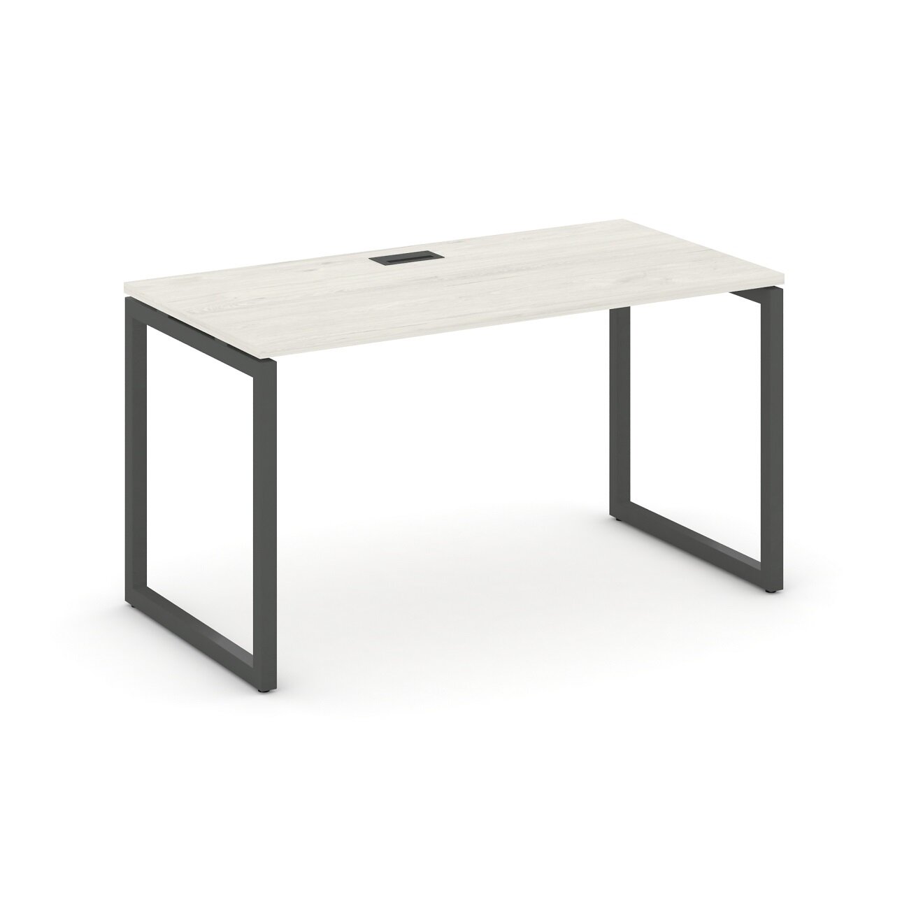 Стол письменный О-образный м/к (сечение 40х40) Стайл Проджект/Style Project Riva SN-4O. SP-004 Дуб Наварра/Антрацит мет. 1580*600*750