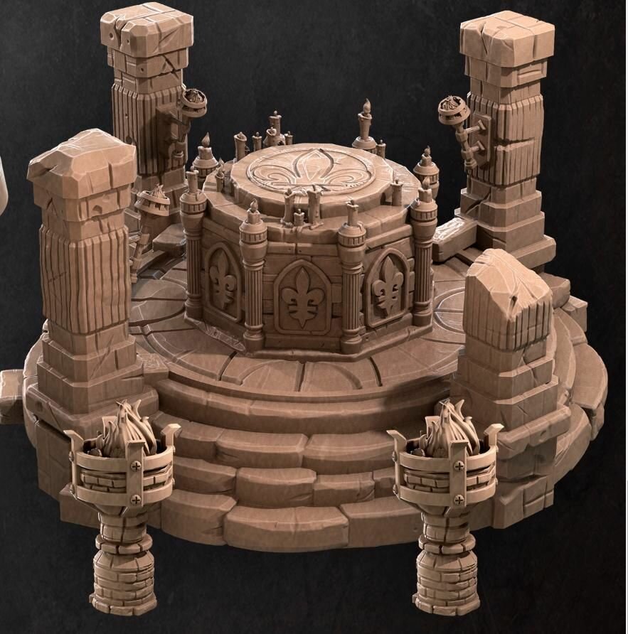 Warhammer 40000 Террейн Plaza oathroom