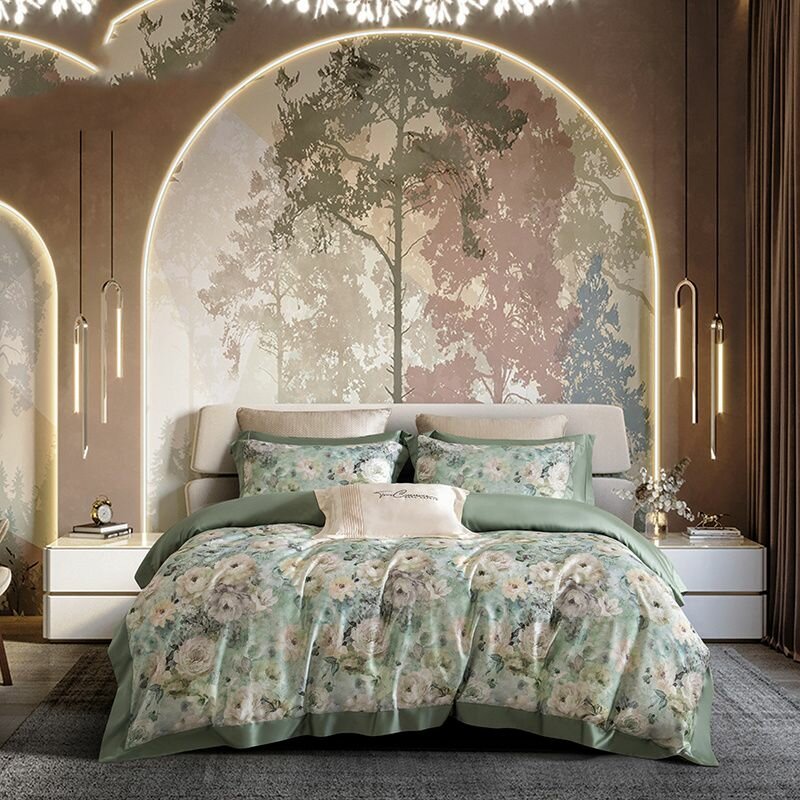 LUOLAI HOME TEXTILE Комплект постельного белья из четырех частей -J