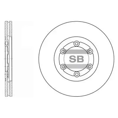 Диск тормозной передний kia bongo 29td 03