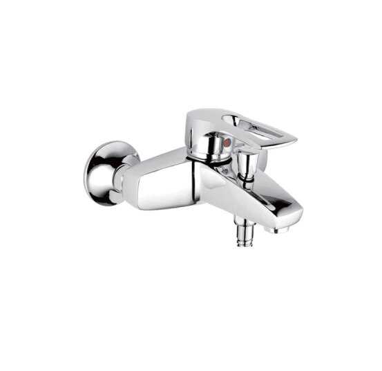 Смеситель для ванны LEDEME L3025, латунь, S-образные эксцентрики, аэратор, короткий излив