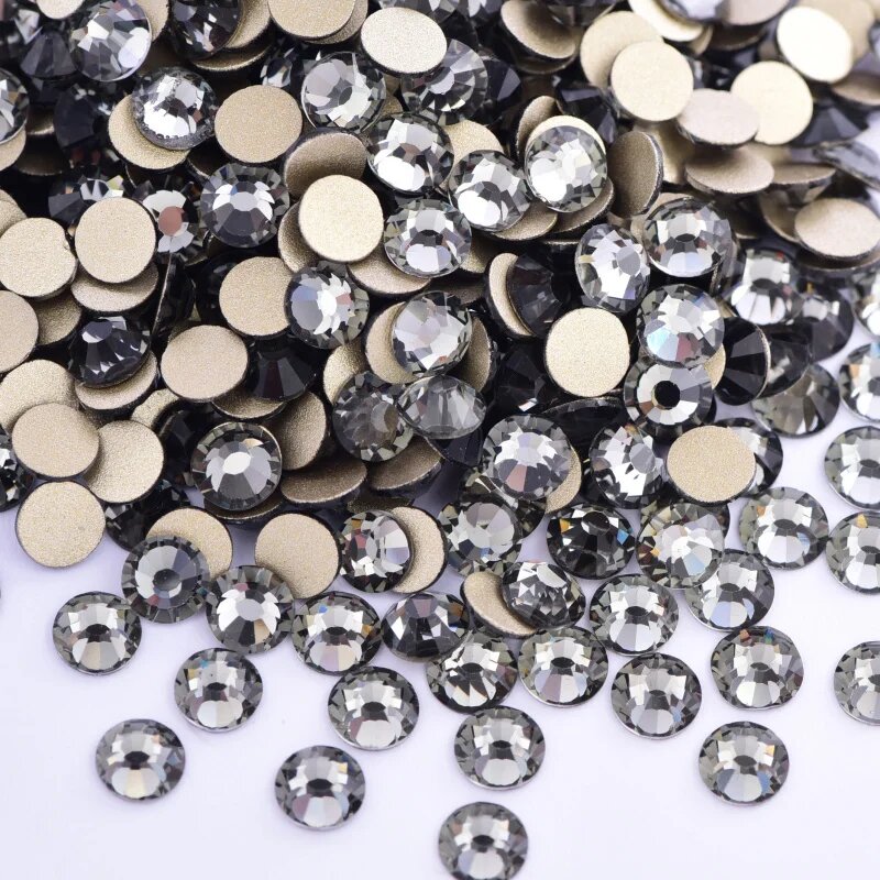 Стразы серебряные Black Diamond SS12 1440шт