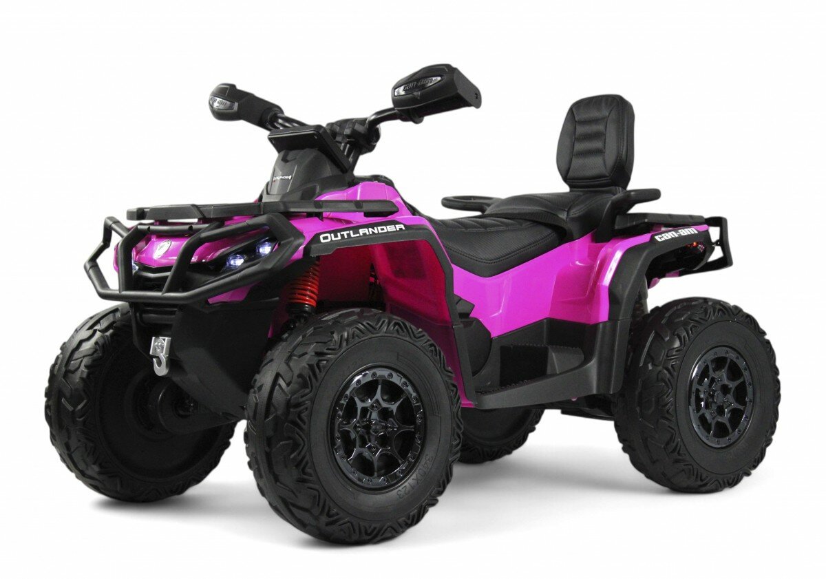 Rivertoys Детский электроквадроцикл BRP Can-Am Outlander (Y888YY) розовый