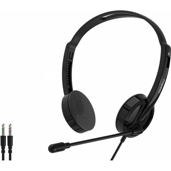 Гарнитура Rapoo H102 проводная черный (H102)