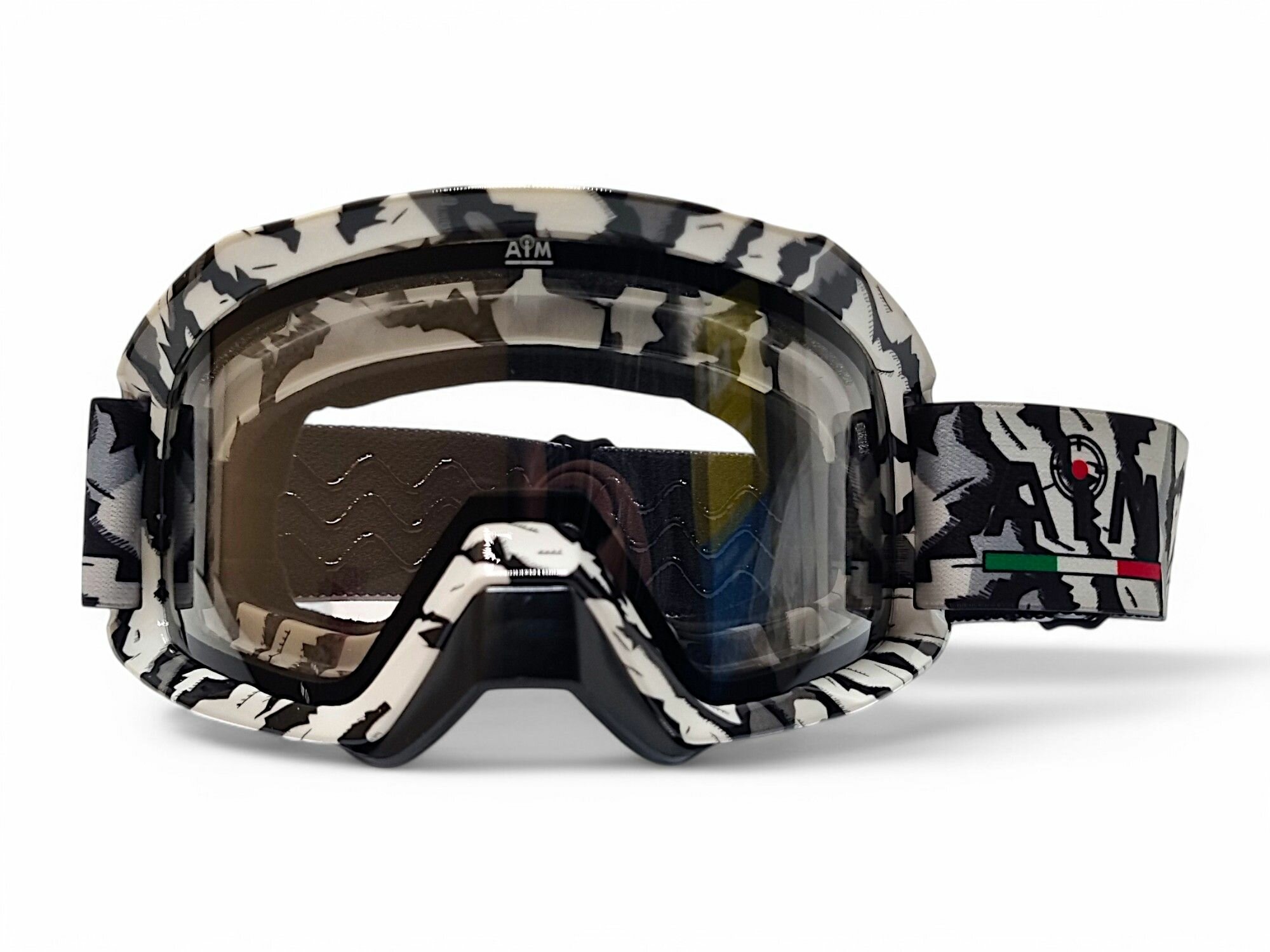 Очки снегоходные с двойной линзой AiM (PRO) 186-101 Camouflage Glossy