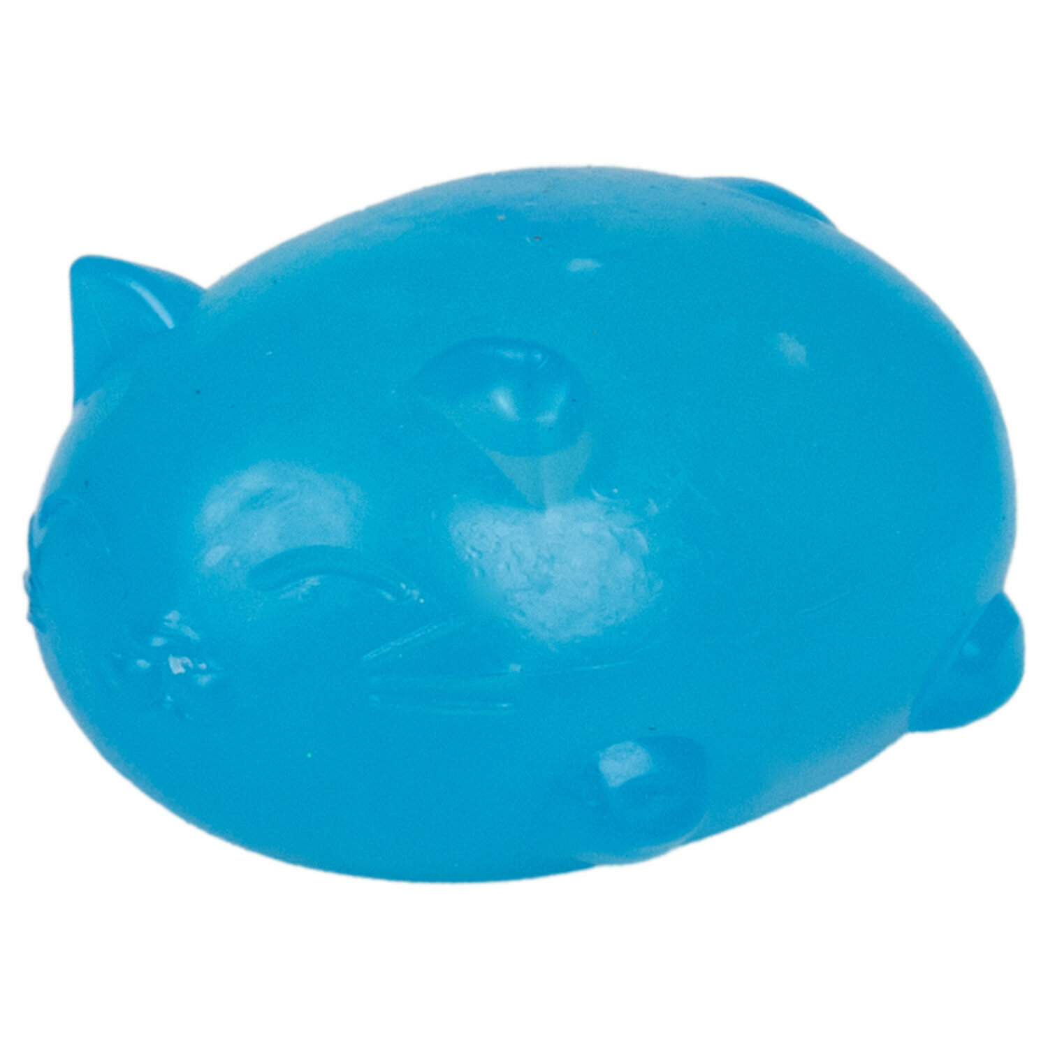 1Toy Игрушка-жмяка Крутой замес Супергель Котик голубой 6х7,7 см Т24584 с 3 лет