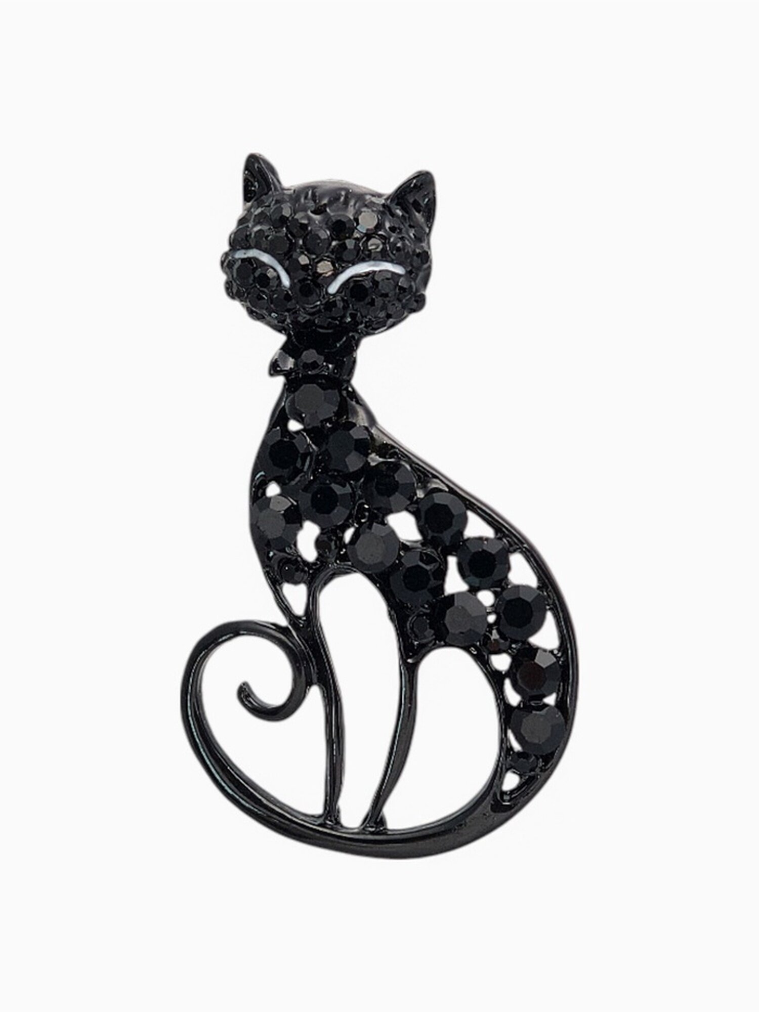 Брошь, стразы