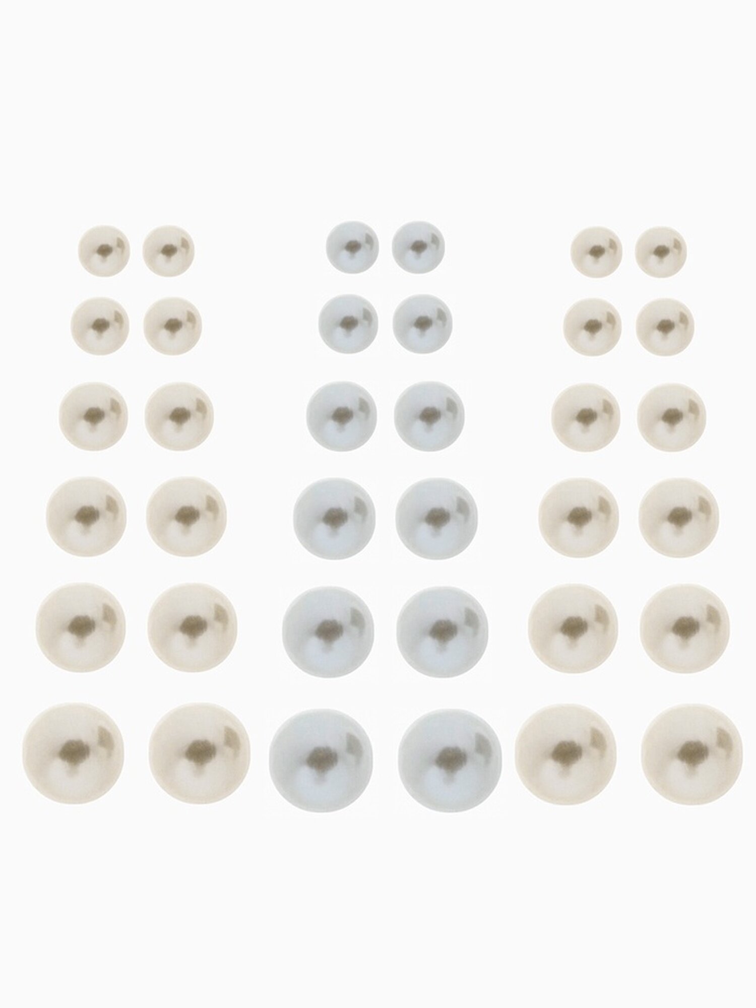 Комплект серег, жемчуг имитация