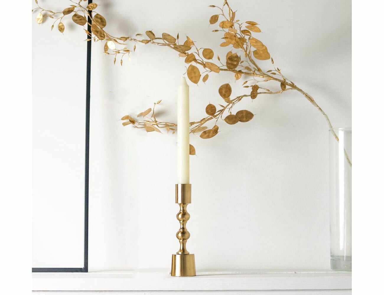 Металлический подсвечник на 1 свечу бриан, 16 см, Koopman International A98016550