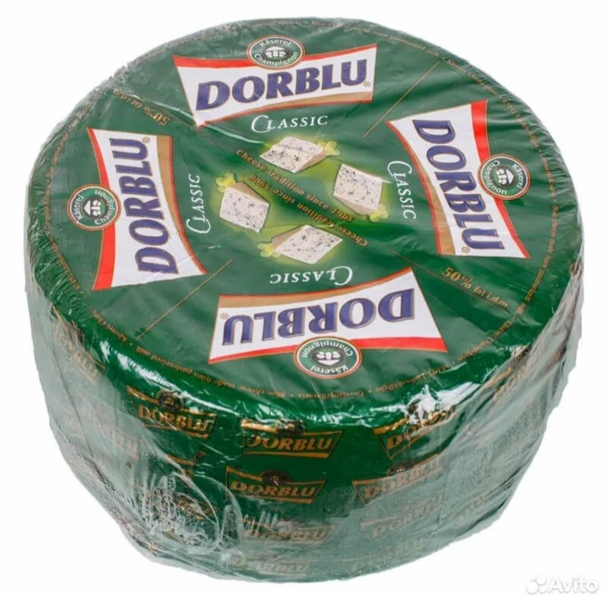Сыр *DorBlu*в вакуумной упаковке 2,5кг(+/-50г)