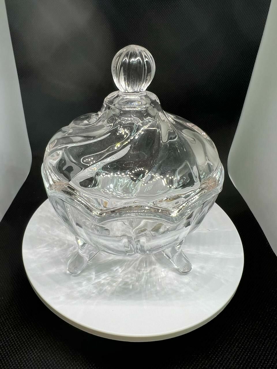 Сахарница с крышкой / Емкость для украшений/ для косметических принадлежностей