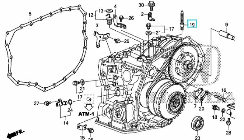 Шпилька12х88.8; Артикул Honda: 90380TV1E00 (Оригинал)