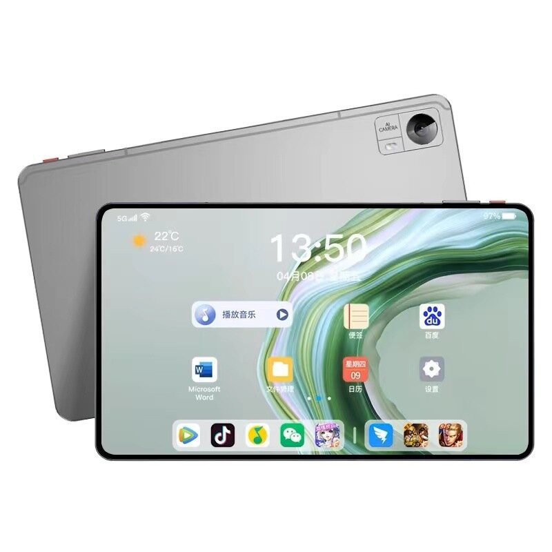 Планшет, Android, 10,1", HD IPS, защитное стекло, 6GB/128GB, серый