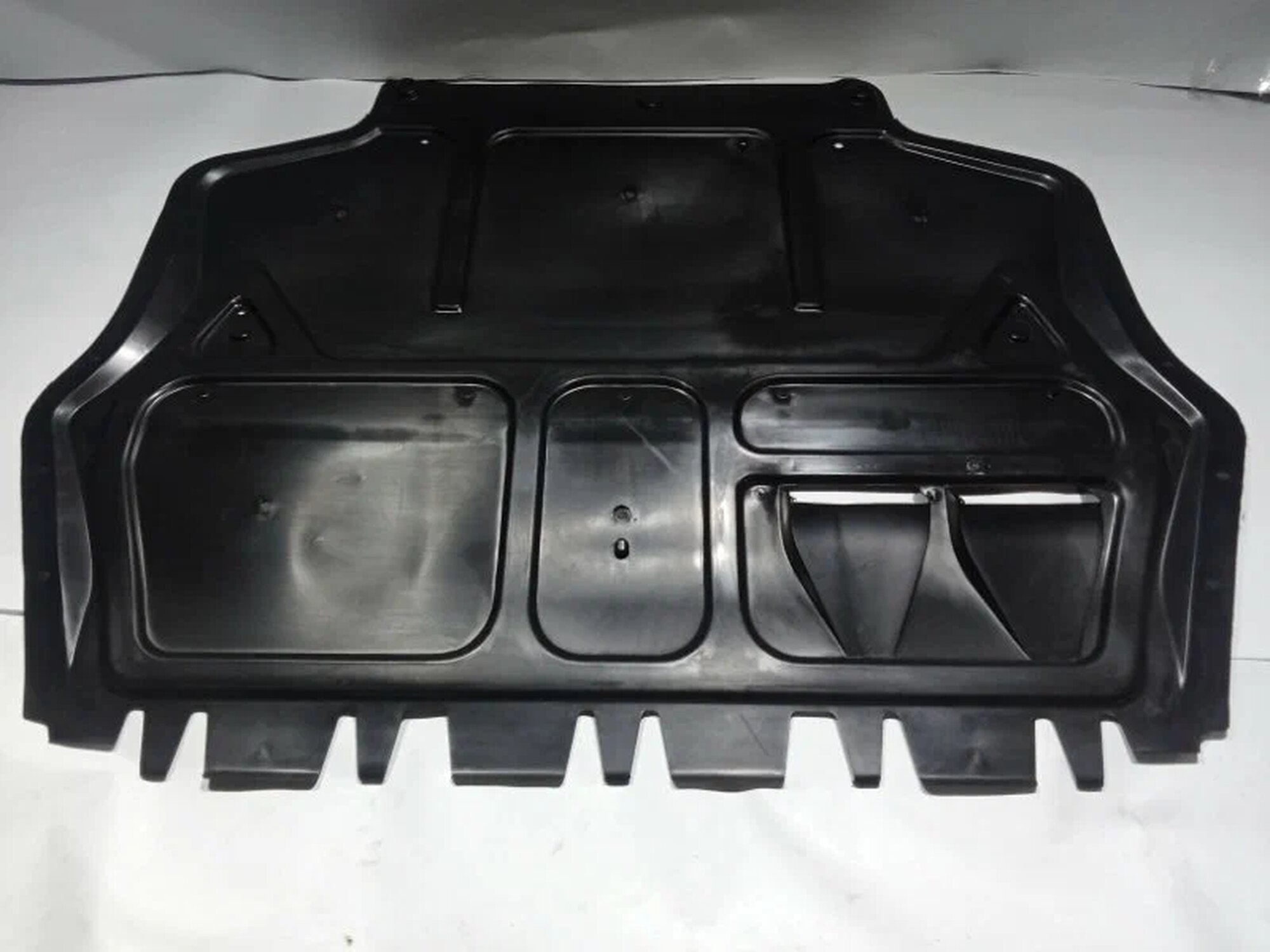 Защита картера SKODA Octavia A5 2004, стеклопластик, черная, 1 шт