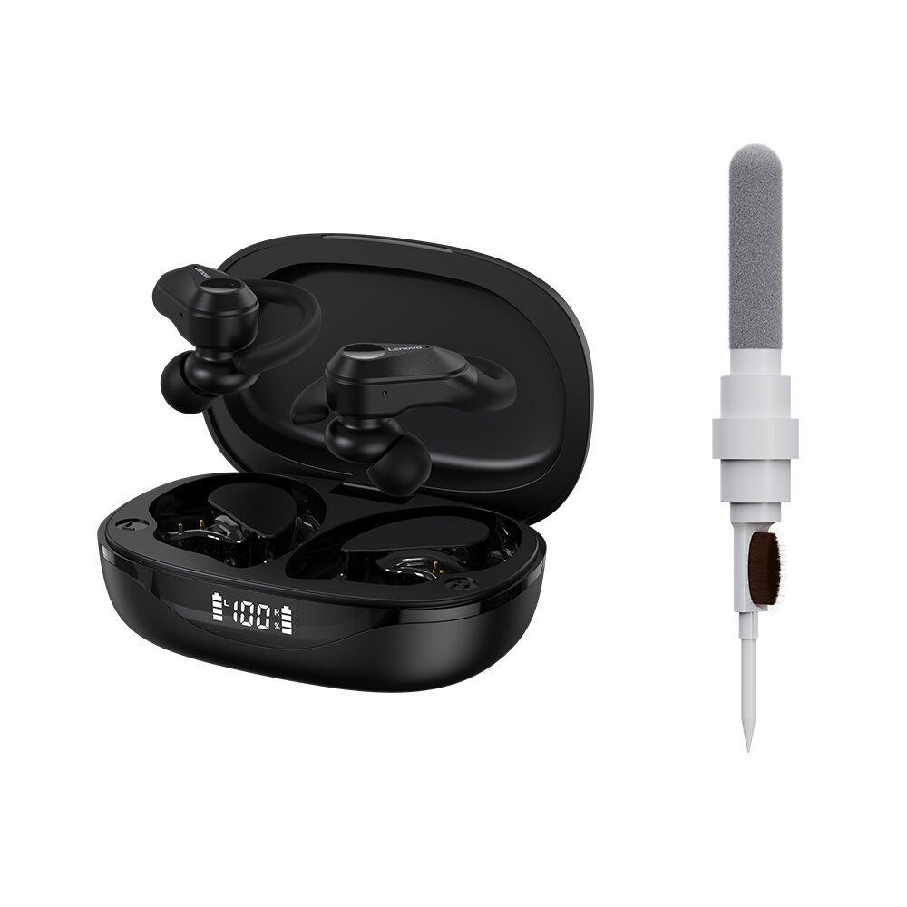 Беспроводные наушники Lenovo Elite Series черные, с cleaning pen