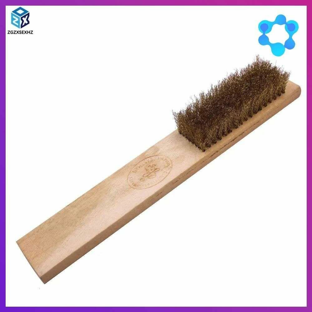 Щетка латунная восьми рядная для чистки монет и ювелирных изделий